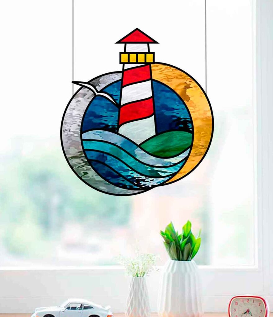 Stained Glass Lighthouse Patterns: Symbol Of Hope - AAGlassStudio