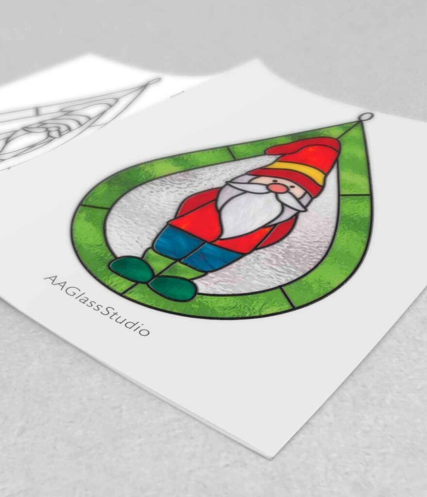 Beginner Raindrop Stained Glass Patterns - AAGlassStudio