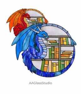 Stained Glass Dragon Pattern – Whimsical DIY Delight